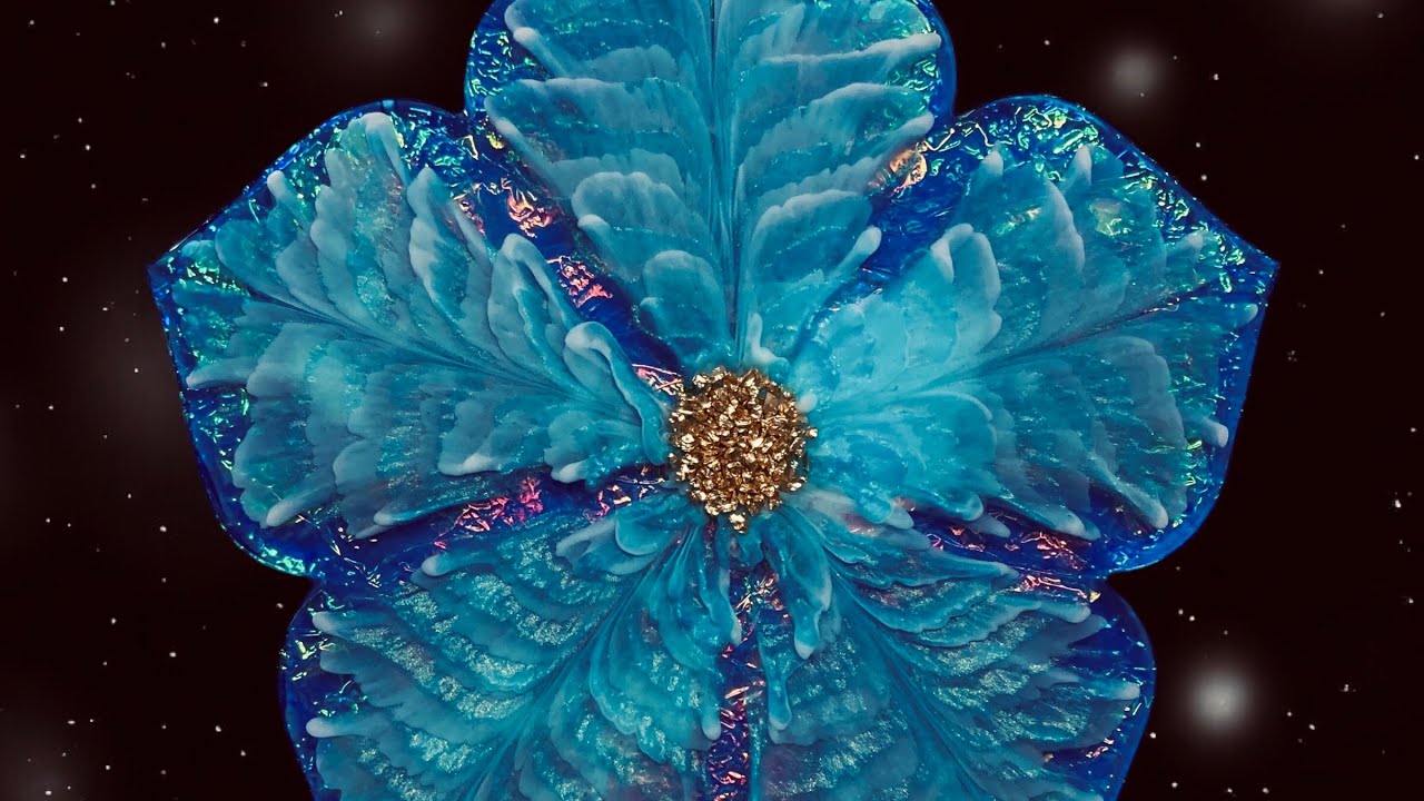 038 Stunning 3D Bloom with holographic background 🤩 - YouTube