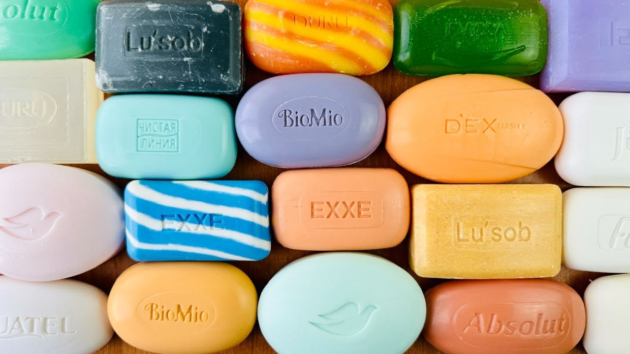 ASMR soap opening HAUL.unpacking soaps.many pretty soaps unboxing ...