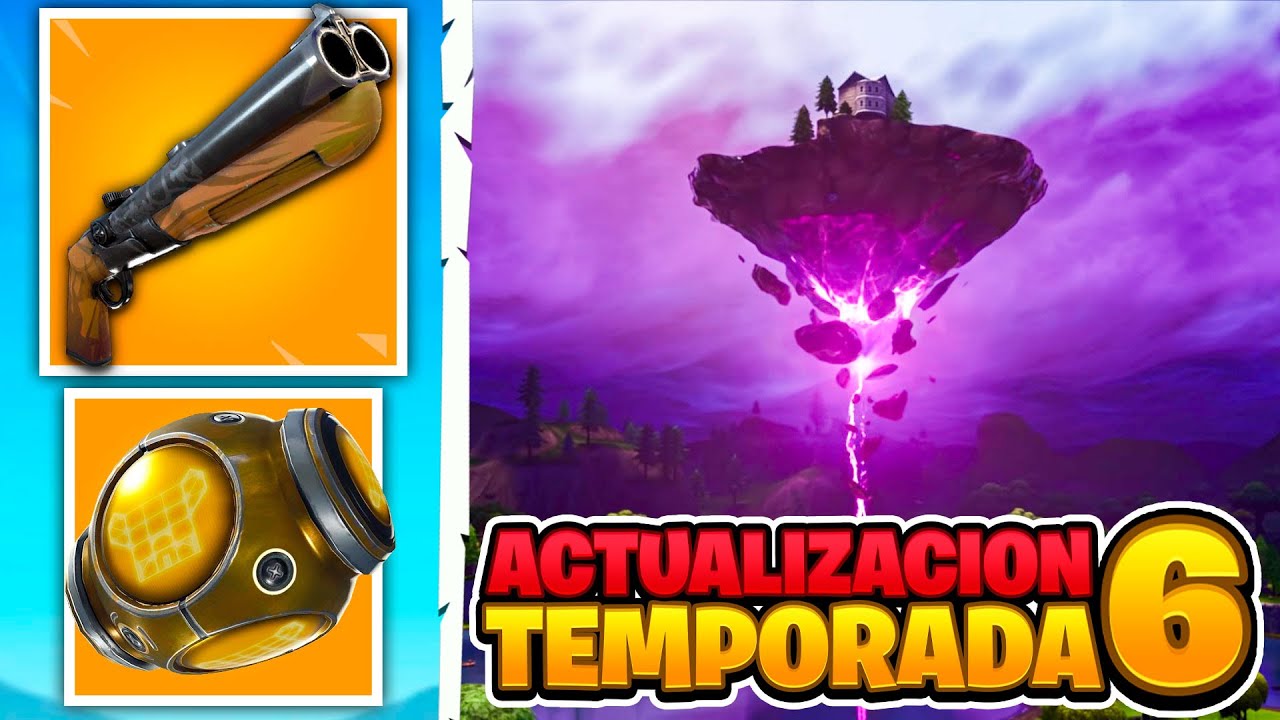 Llega la Temporada 6 a Fortnite OG con NUEVAS ARMAS y Vuelve el cubo ...