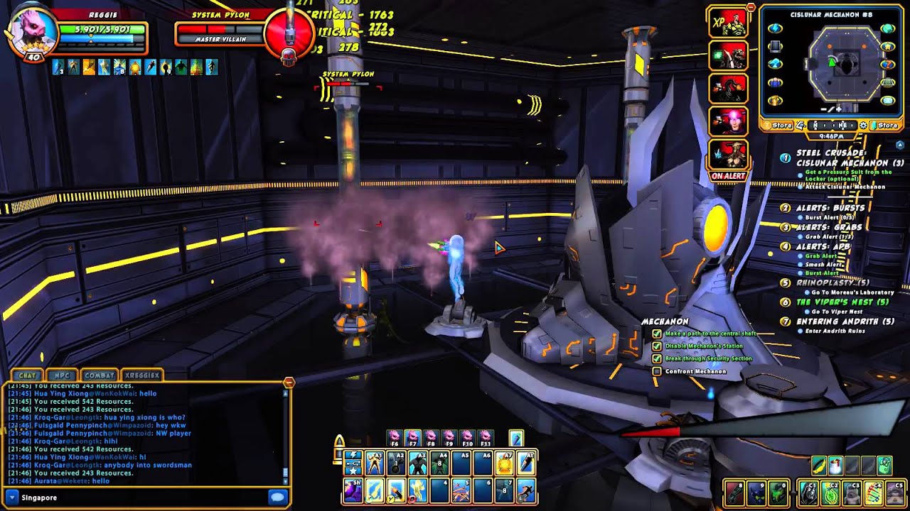 Champions Online - Steel Crusade Part 2: Cislunar Mechanon - YouTube