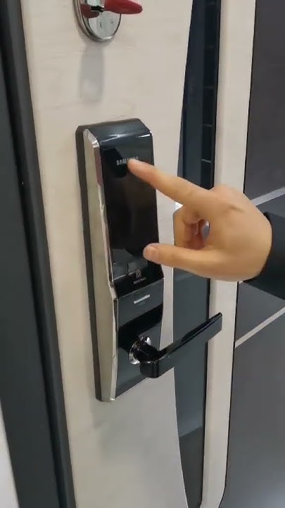 Умный замок Samsung - YouTube