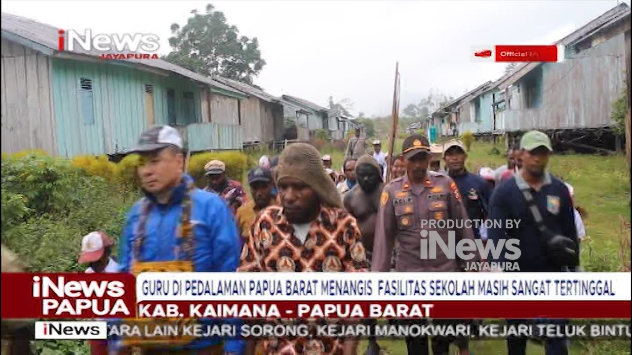 I NEWS PAPUA - GURU DI PEDALAMAN PAPUA BARAT MENANGIS FASILITAS SEKOLAH ...