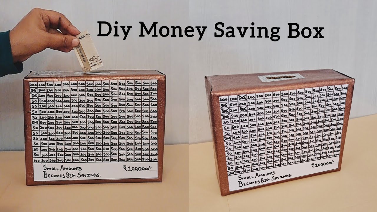 Diy Money Saving Box | Diy piggy bank | How to make piggy bank # ...