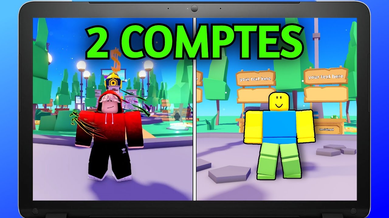 Comment Lancer 2 COMPTES ROBLOX en MÊME TEMPS sur 1 SEUL PC ! - YouTube