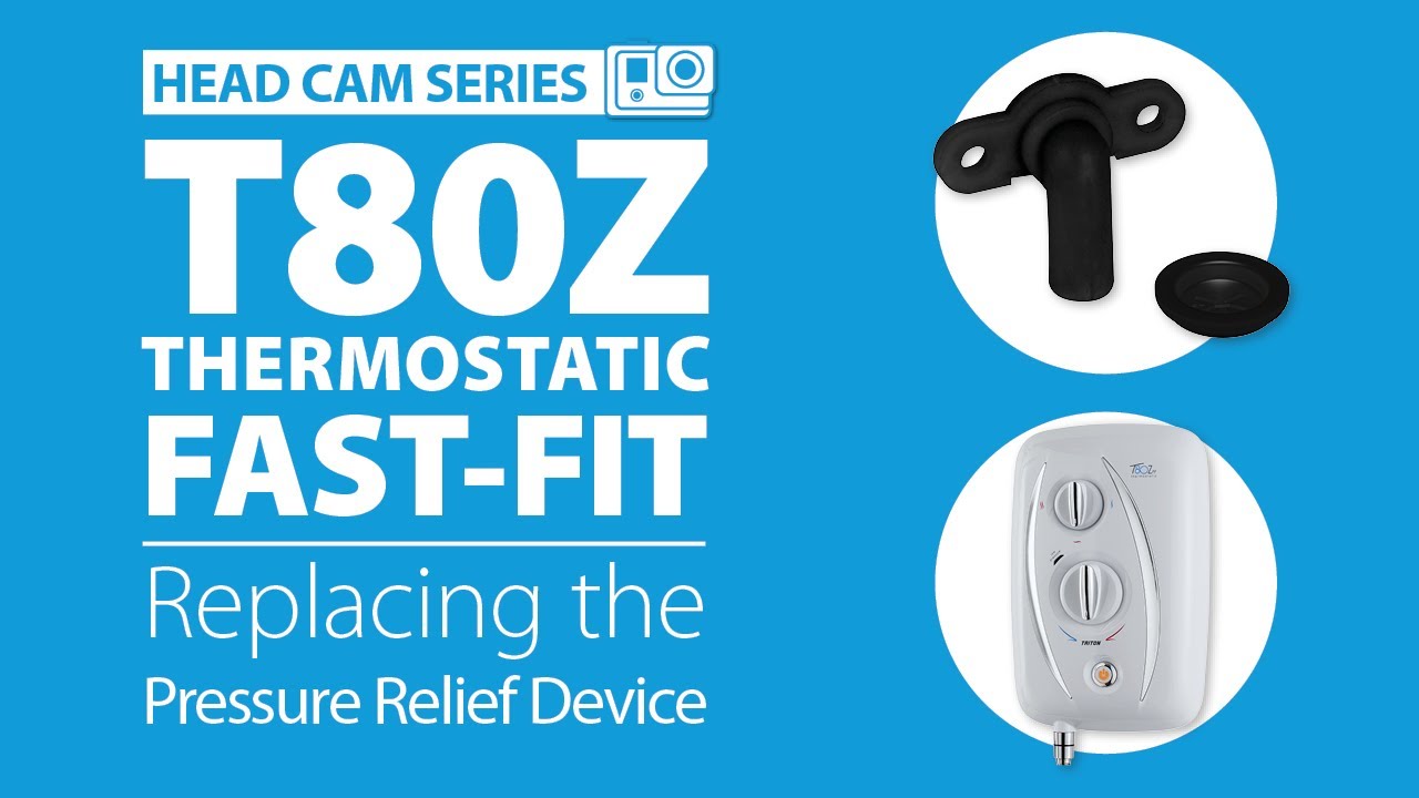Replacing the pressure relief device on the Triton T80Z Thermostatic ...