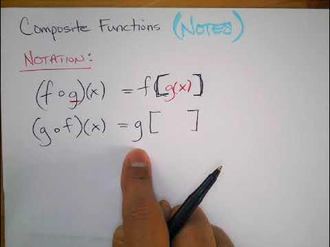 Pre Calc Functions Composition of 1 - YouTube
