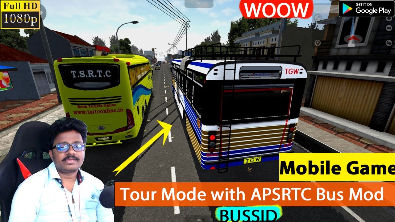 APSRTC Vs TSRTC Buses Tour mode in Bus Simulator Indonesia ...
