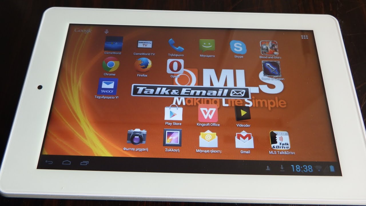 Τηλέφωνο και 3G στο Tablet (MLS iQ Tab 3G) - YouTube