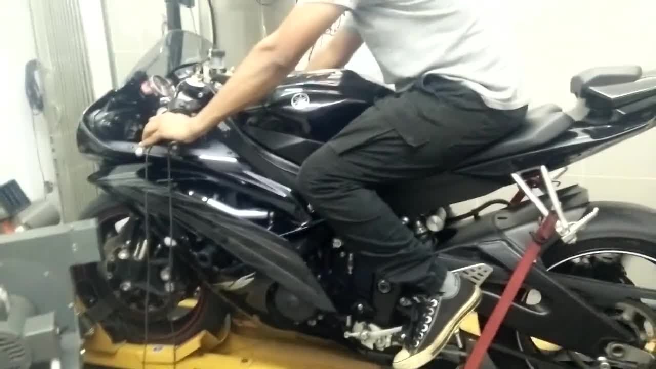 Yamaha R6 2010 Full custom Direct STOCK ECU tuning with full clutchless ...