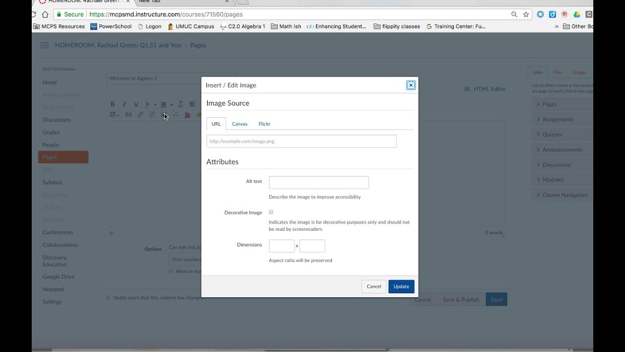Creating A Homepage In Canvas Through MyMCPS YouTube creating-a-homepage-in-canvas-through-mymcps-youtube