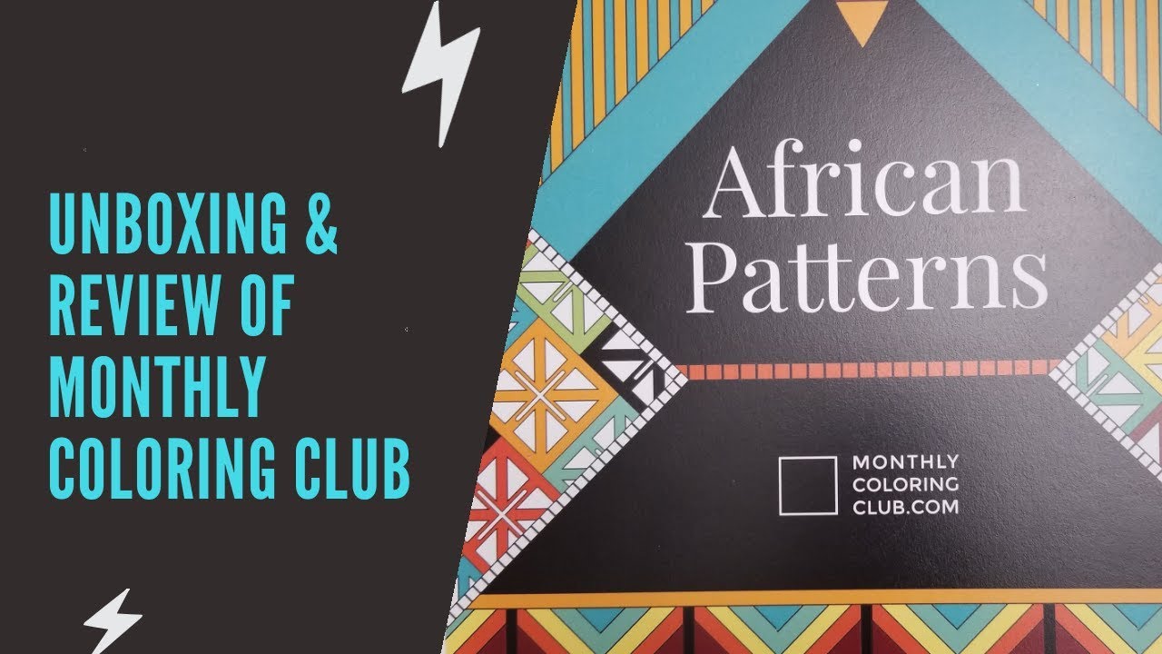 Unboxing & Review of Monthly Coloring Club - YouTube