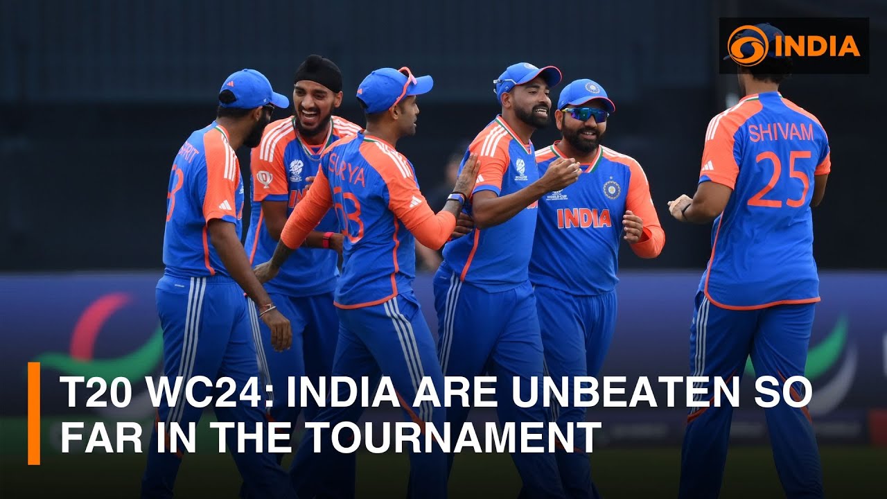 T20 WC24: India are unbeaten so far in the tournament | DD India - YouTube