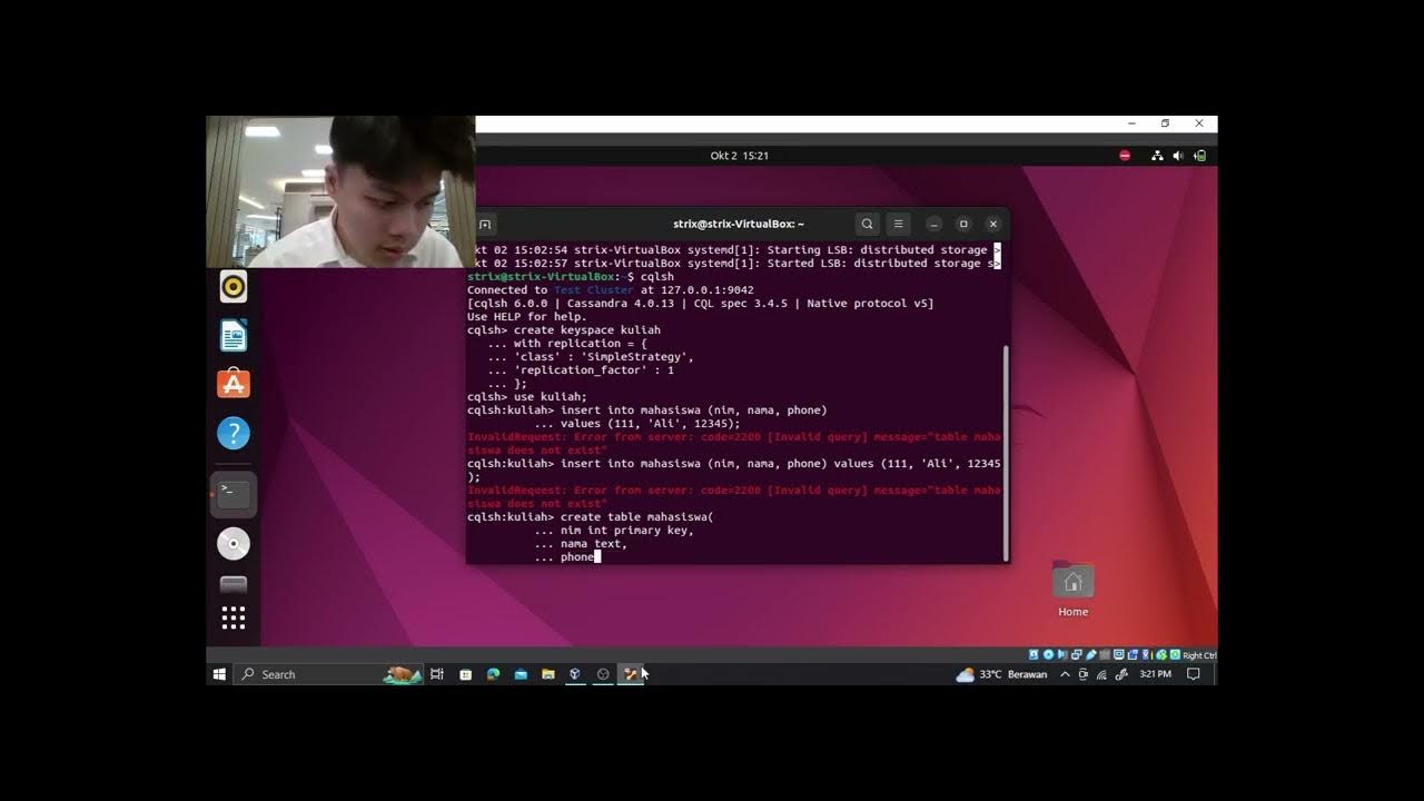 Melakukan Create Read Update Delete (CRUD) Database Cassandra - YouTube