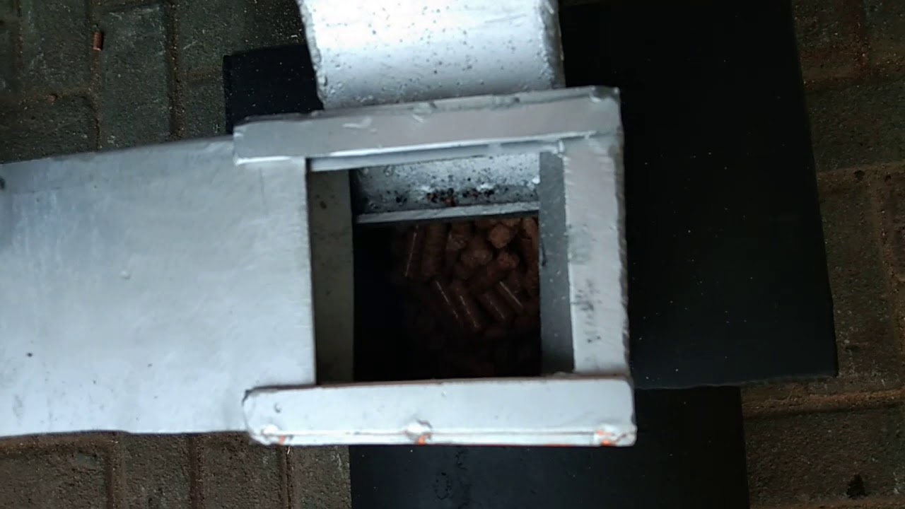 Burner (kompor) wood pellet oven gabah - YouTube