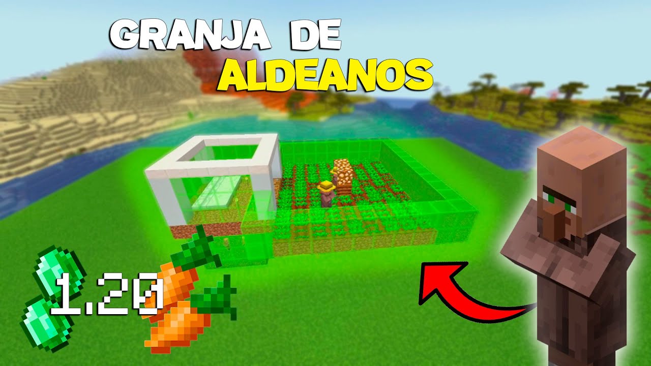 Como Hacer Una Granja De Aldeanos FACIL Y RAPIDO En MINECRAFT 1.21 ...