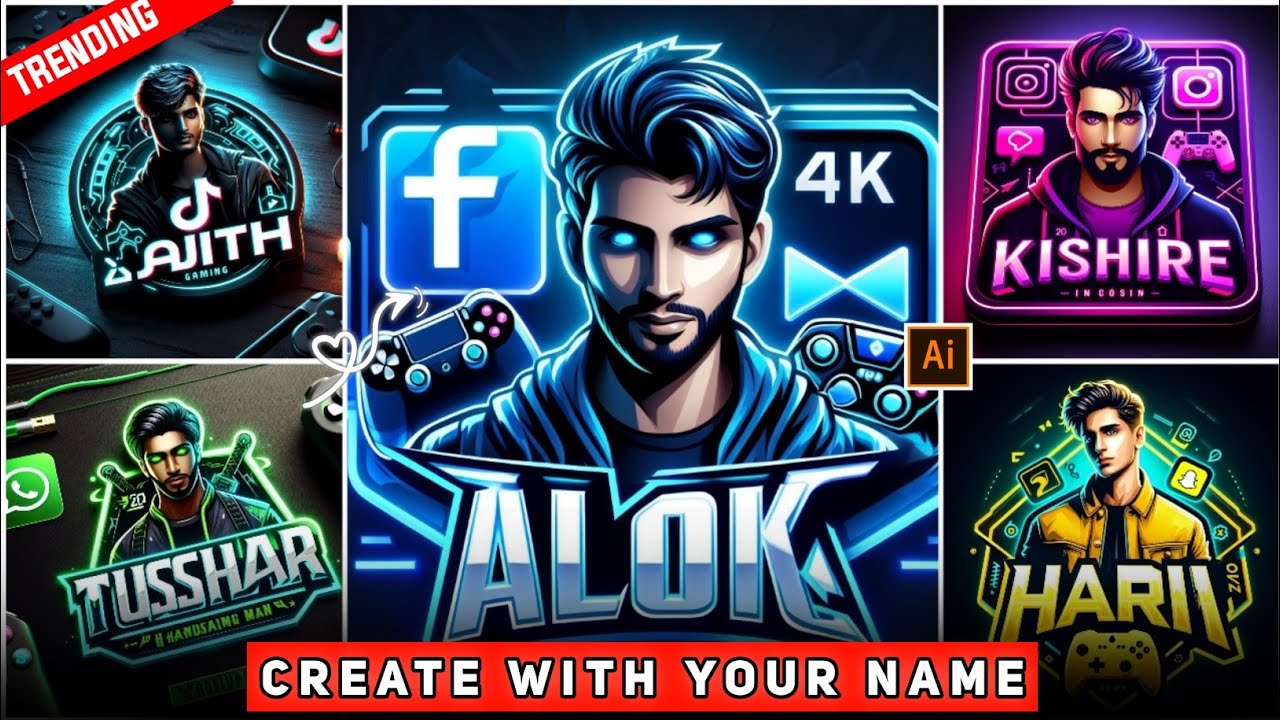 Gaming Logo Kaise Banaye|Make Gaming Using Ai|How To Make Gaming Logo ...