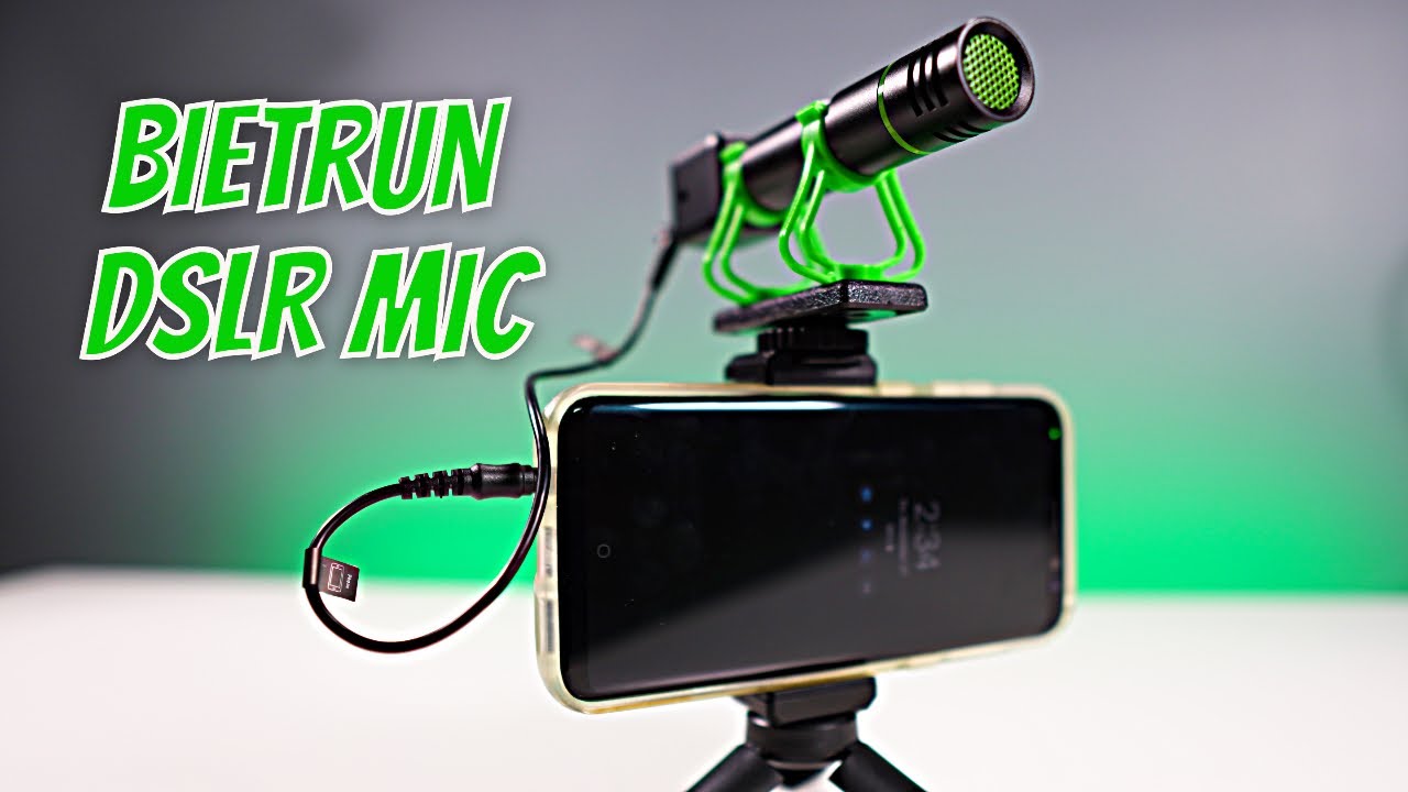 This $20 Shotgun Microphone Sounds Great! Bietrun Mic Review - YouTube
