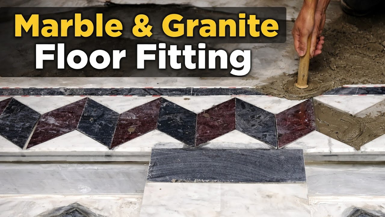 “Granite + Marble Floor Design 😳 Amazing Tile Work!” - YouTube
