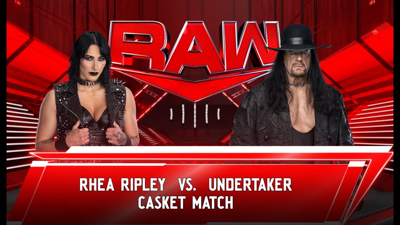 Rhea Ripley vs Undertaker | WWE Raw Casket Live Match - YouTube