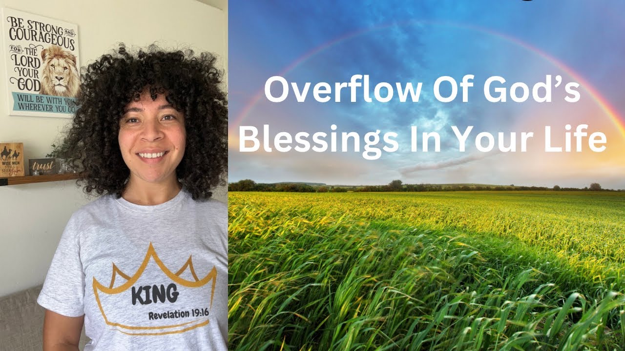Overflow Of God’s Blessings Upon You 🌧️ | #propheticword #jesus - YouTube