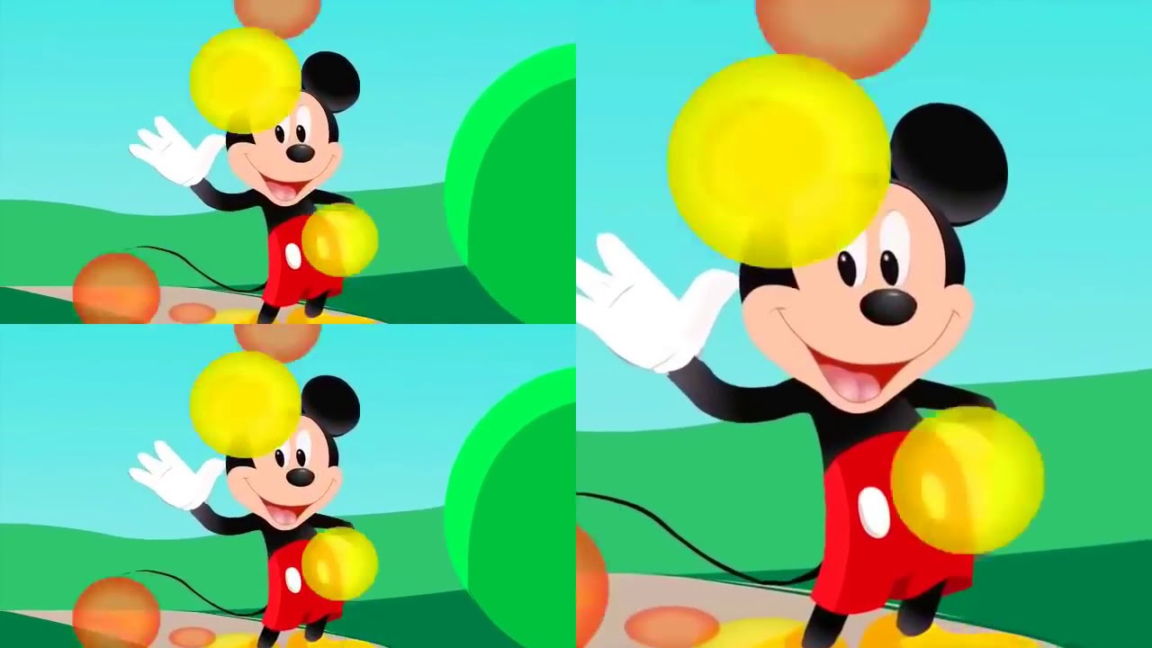 Clubhouse »» Five Little Mickey Jumping On The Playground EFFECTS - YouTube