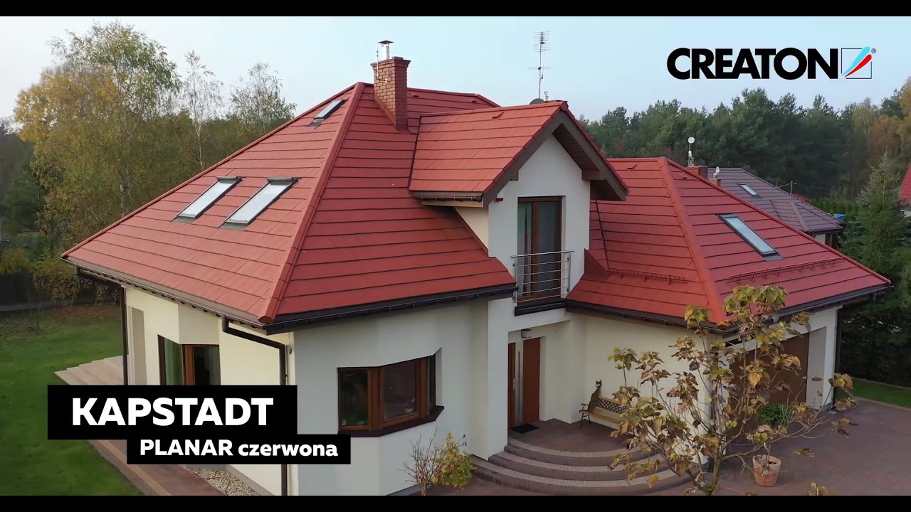 🏠 Realizacja - Płaska dachówka cementowa CREATON KAPSTADT PLANAR ...