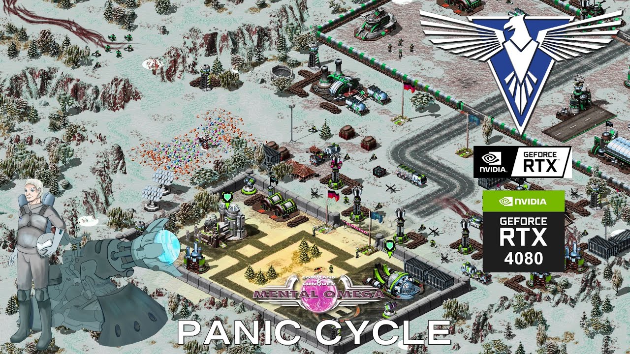 Red Alert 2 | Mental Omega 3.3.6 - Allied Mission 11 - Panic Cycle - RTX 4080 - YouTube