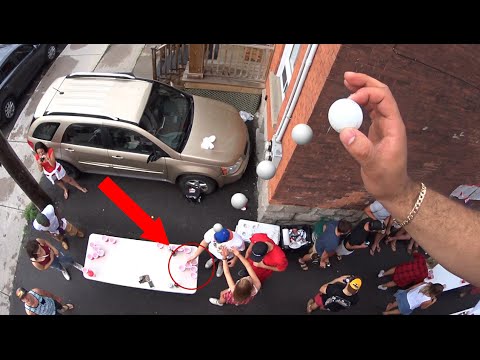 CRAZY PING PONG TRICK SHOTS!!! - YouTube