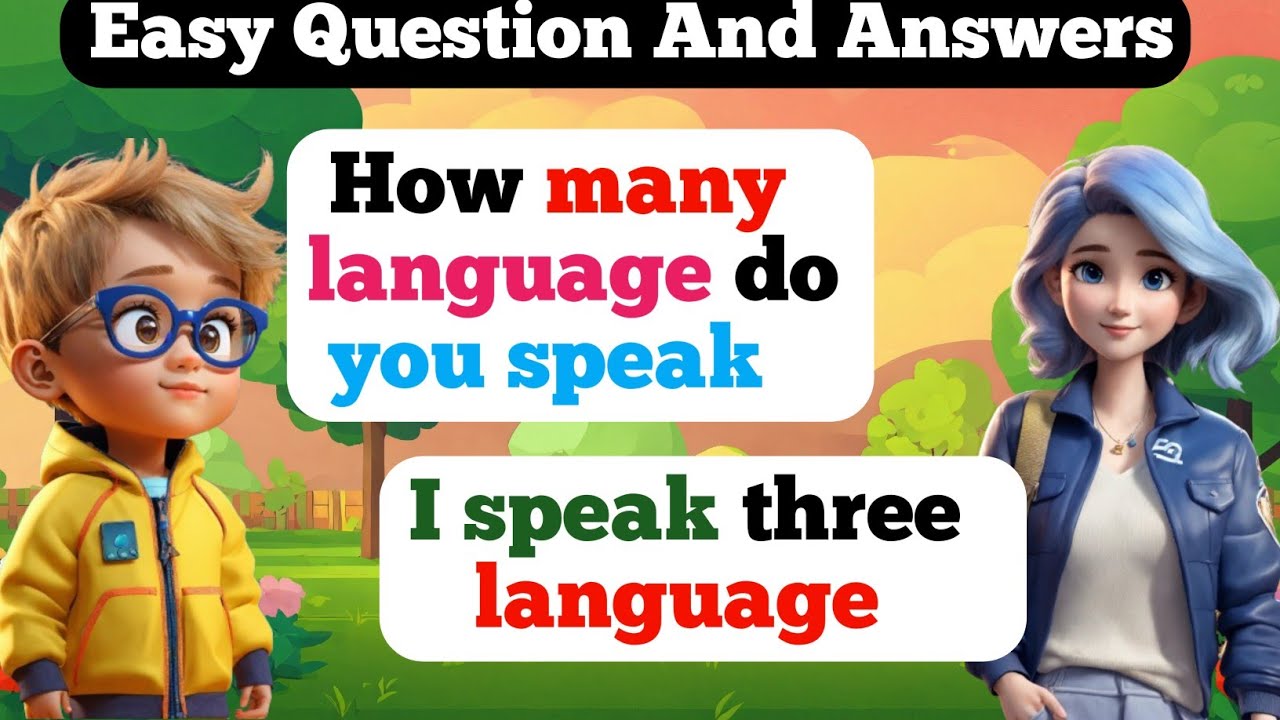 Improve English Speaking Skills | questions and answers | English ...