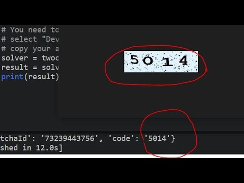 how to bypass captcha using python and 2Captcha API