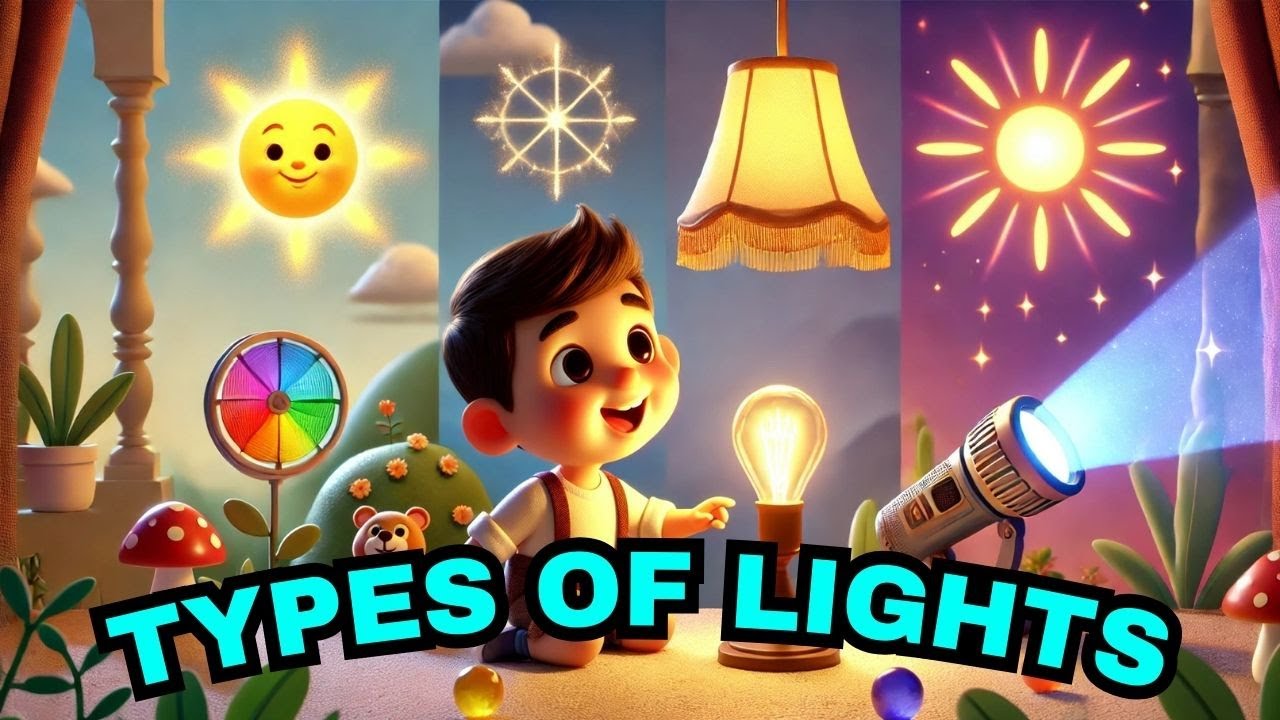 Types of Lights for Kids: Fun and Easy Learning - YouTube