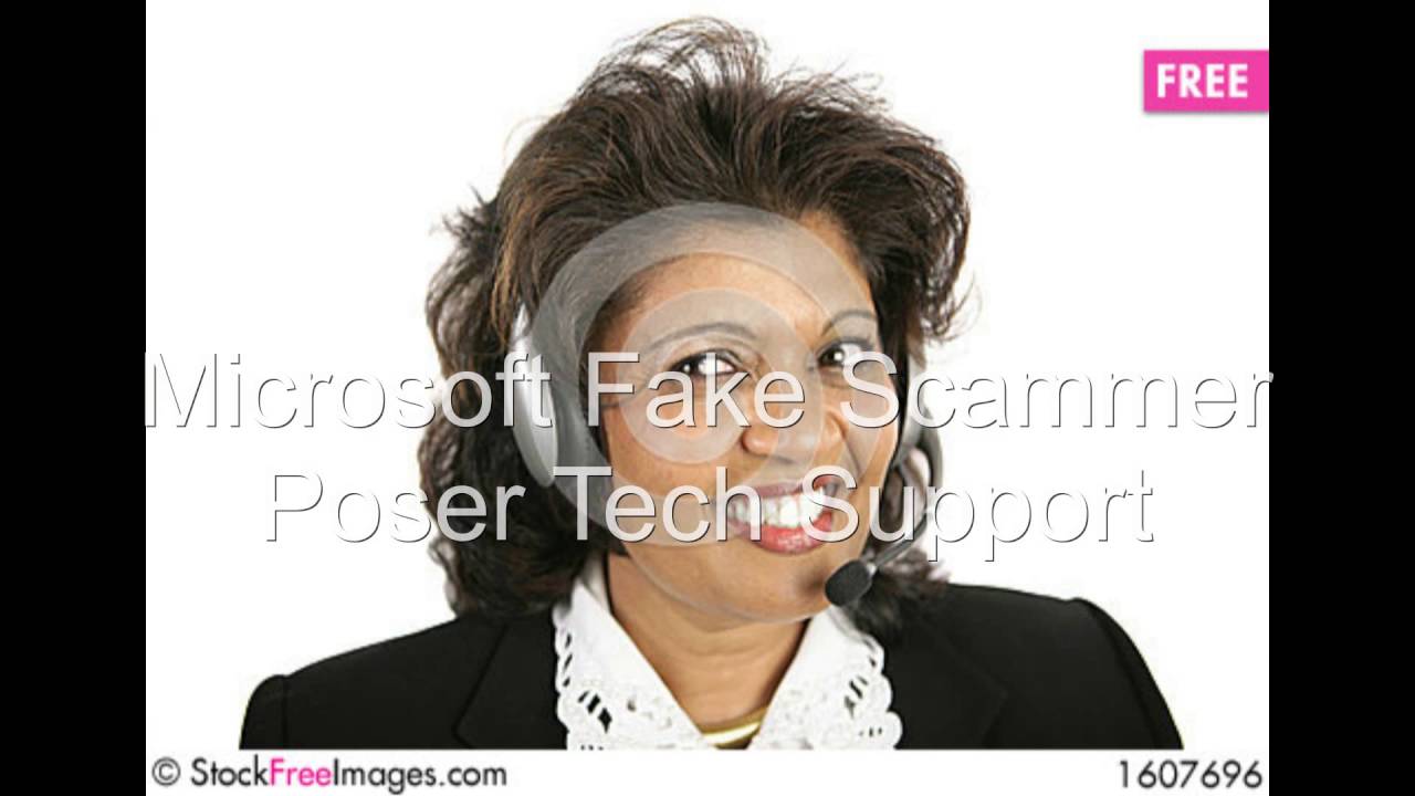 Microsoft Fake Scammer Tech Support - YouTube