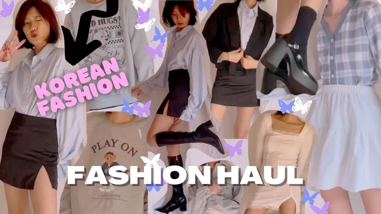 korean fashion haul (ft. CHUU, CODIBOOK, YESSTYLE) - YouTube
