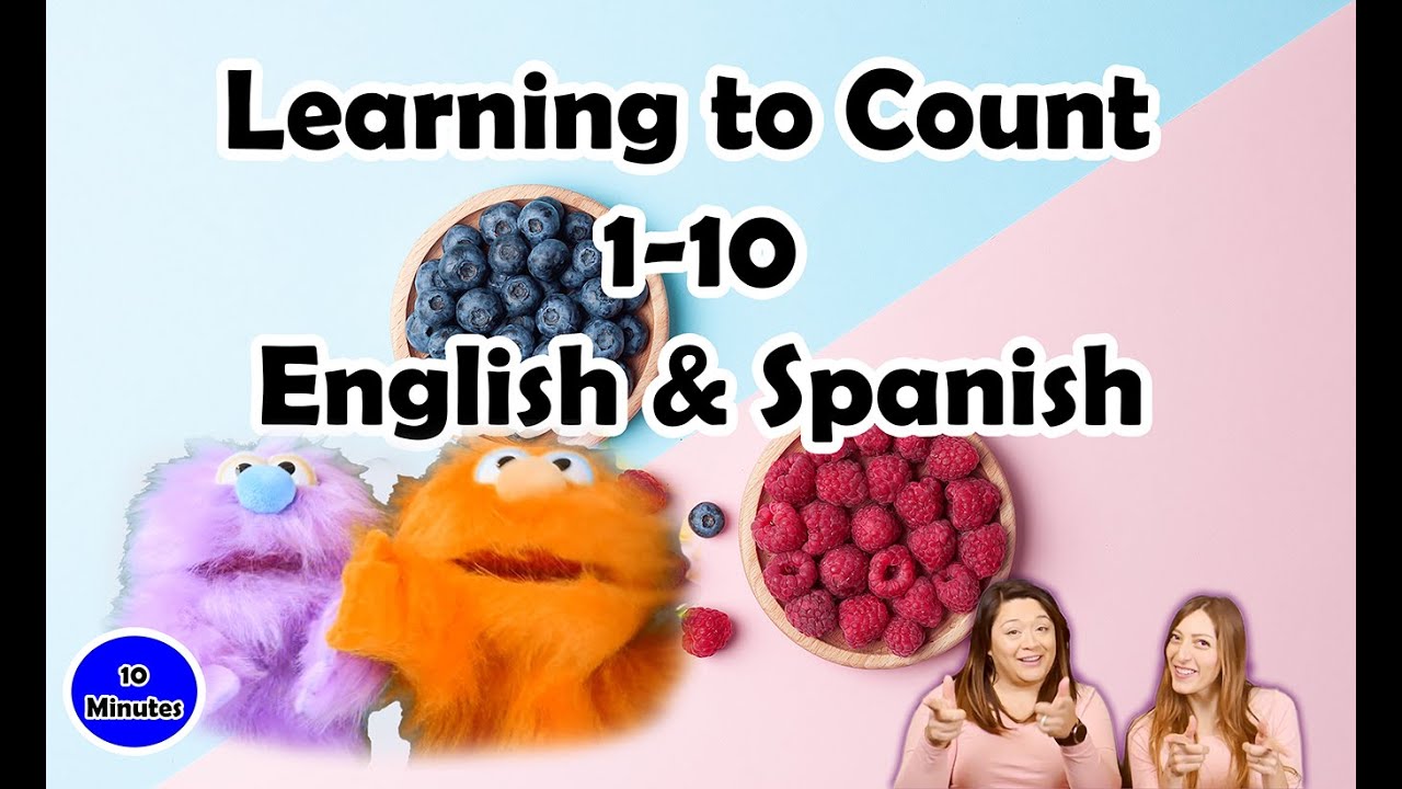 Babies & Toddlers Learning to Count 1-10: English & Spanish - YouTube