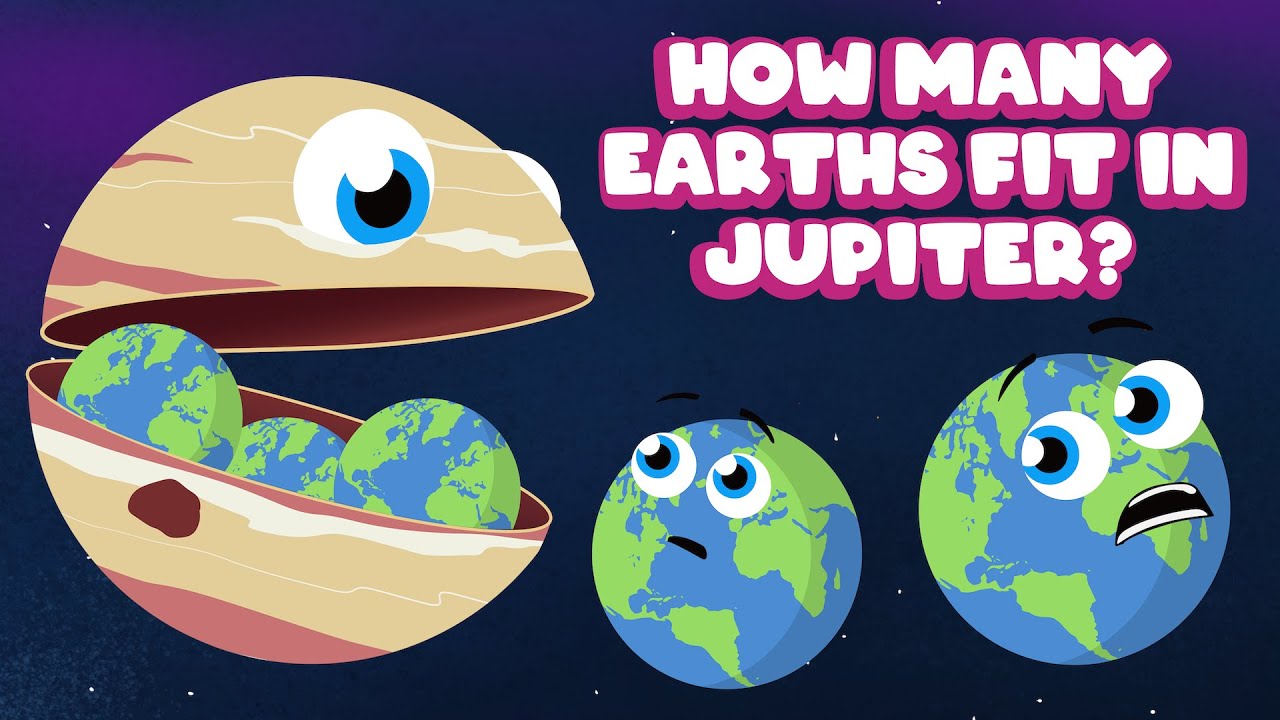 Comparing Jupiter & Earth By Size! | Learning Songs For Kids | KLT ...