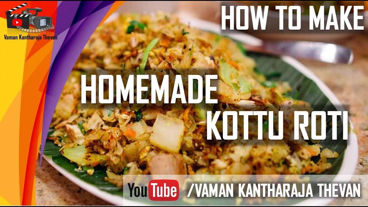 Homemade Kottu Roti | How to make Delicious | Food Tips | கொத்து ரொட்டி ...