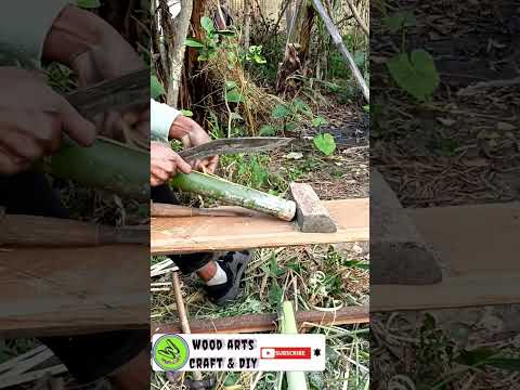 Bamboo guitar | how to make a bamboo guitar | Bamboo guitar at village | bamboo craft #shorts #viral