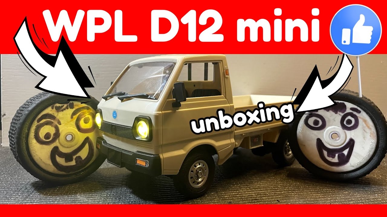 WPL D12 MINI - super maluch RC w super cenie. UNBOXING taniego ...