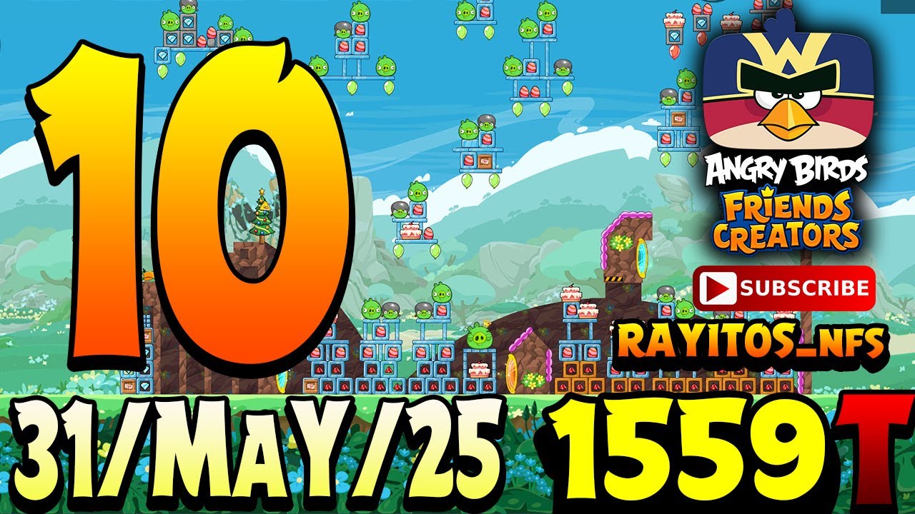 Angry Birds Friends Level 10 Tournament 1559 Highscore POWER-UP ...