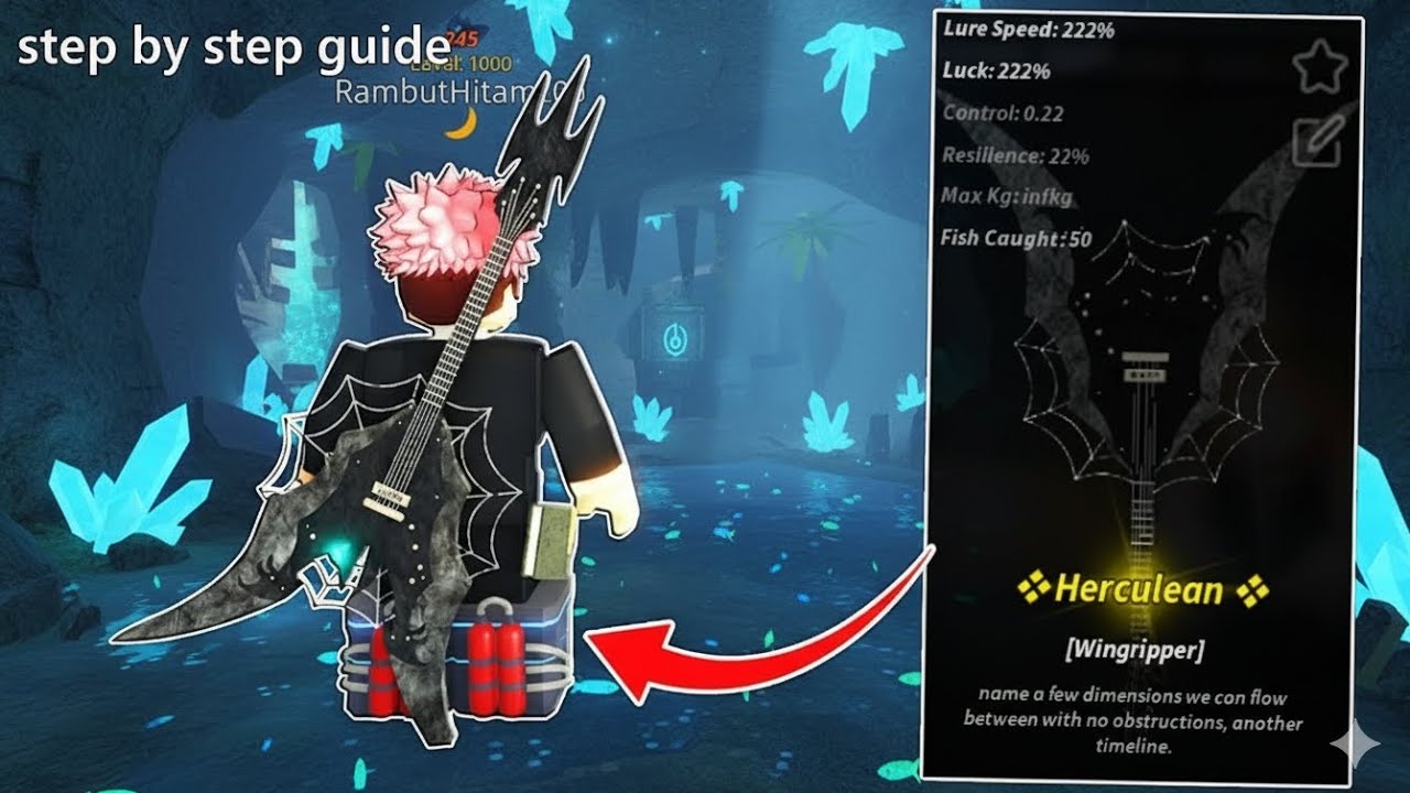 🔥 How to Get WINGRIPPER Secret Rod in Fisch Roblox | Step by Step Guide ...