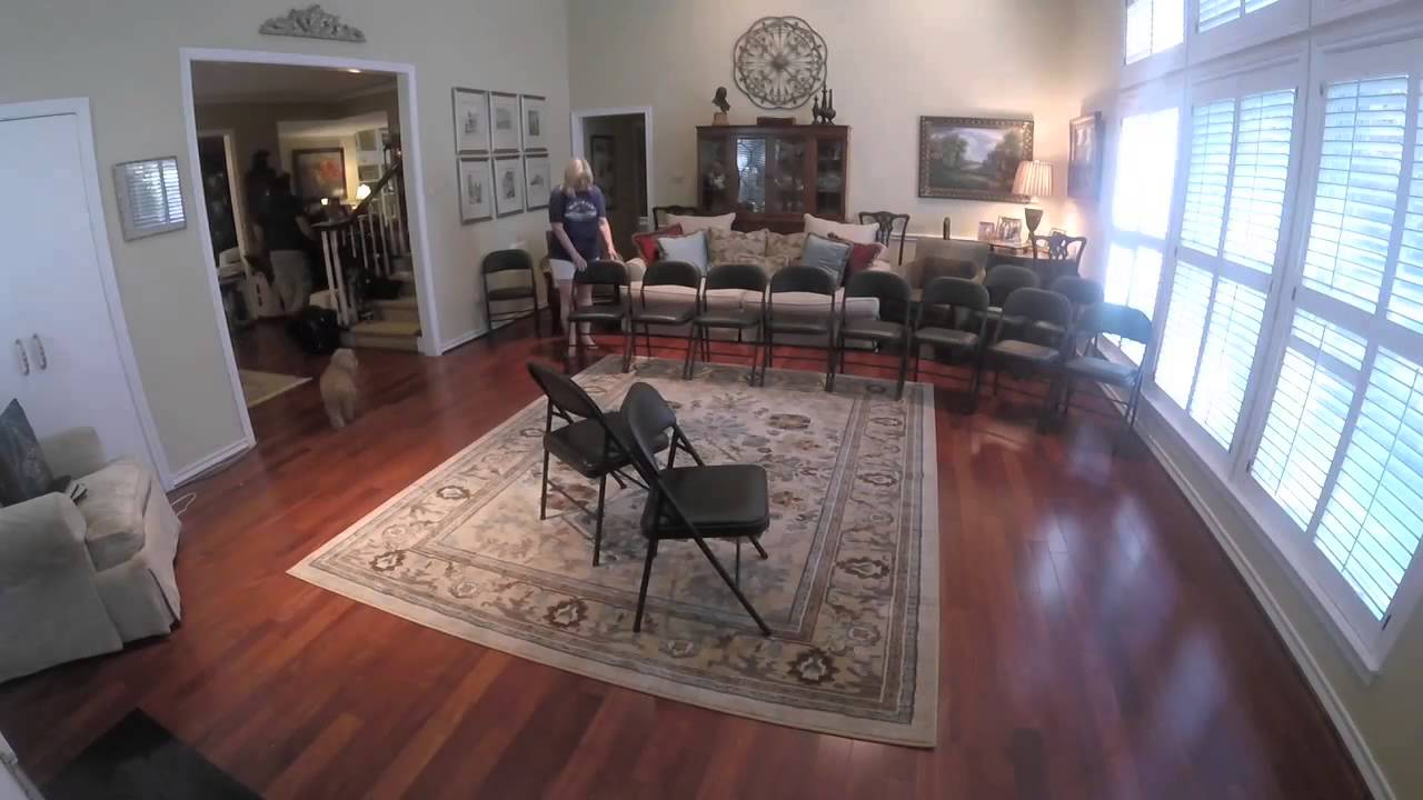 How To Set Up For A House Concert In Only One Minute! - YouTube