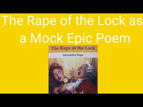 The Rape of the Lock as a monk epic poem easy notes and lecture. - YouTube