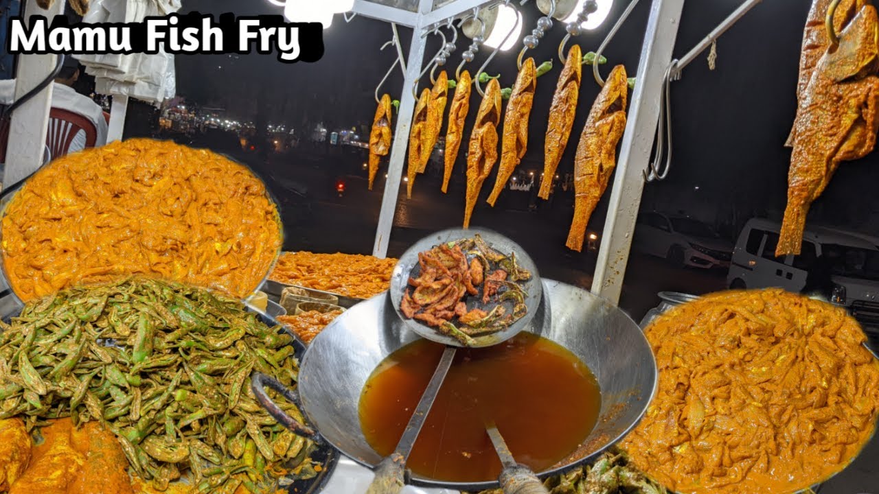 Mamu Fish Fry | Masala Fish Fry | Street Food Karachi | Khan Street ...