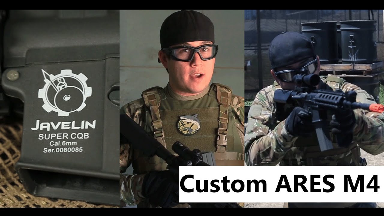 Airsoft GI - Airsoft GI Custom Ares M4 RIS AEG Airsoft Gun - YouTube