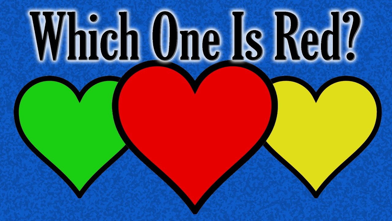 Which One Is Red? (fun and learning for children) - YouTube
