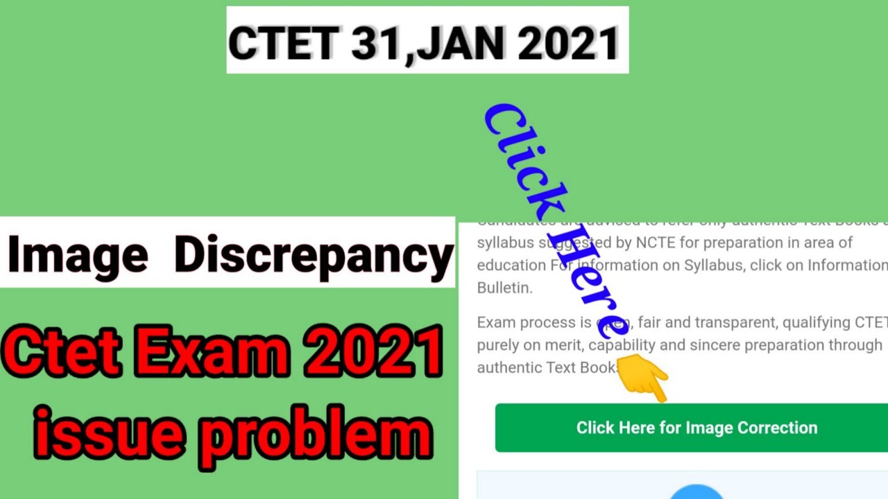 Ctet Image/Photo Discrepancy|ctet form me photo kaise change kare - YouTube