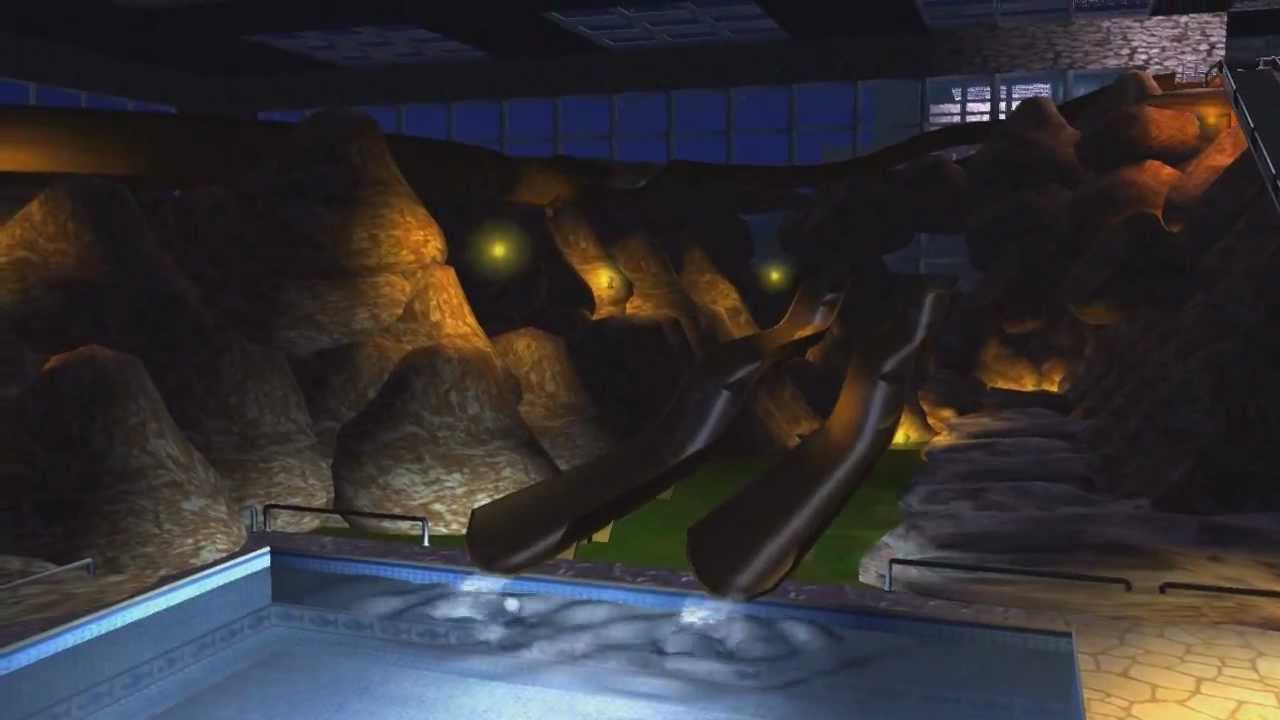 Rct3: Haunted Beach ~ Indoor Water Park ~ Halloween 2011 - YouTube