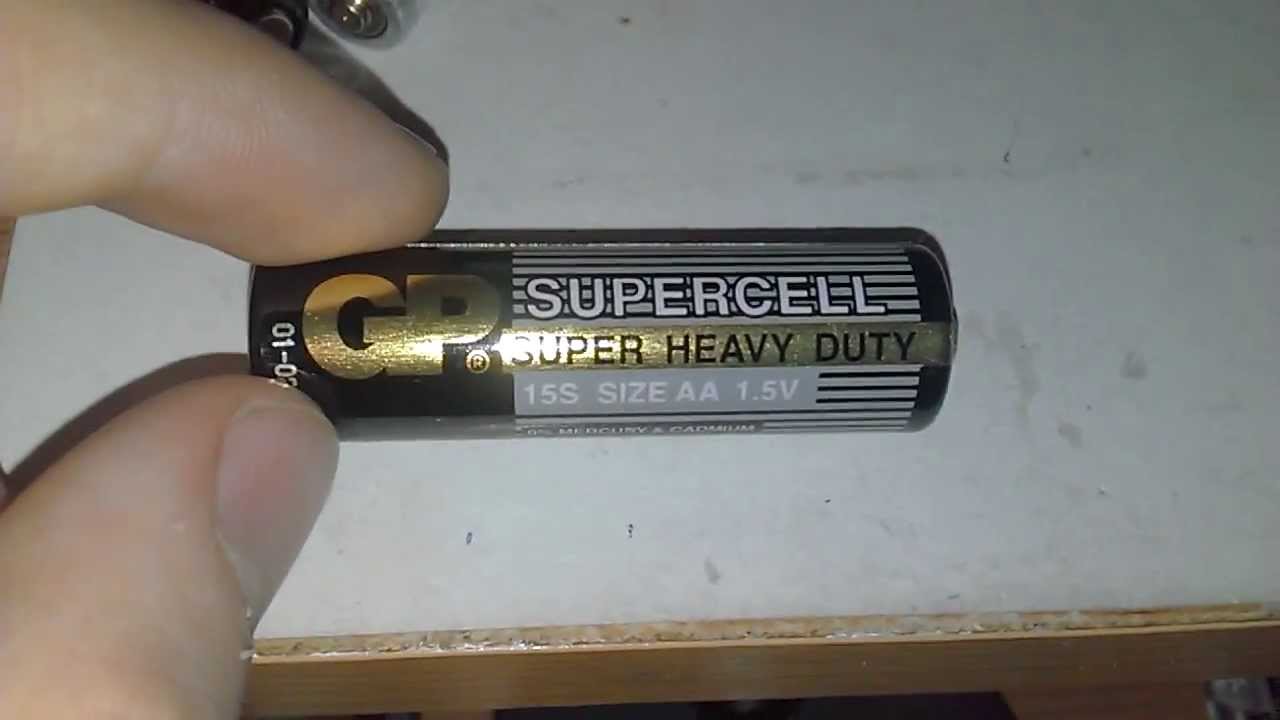 GP SuperCell Super Heavy Duty AA - YouTube