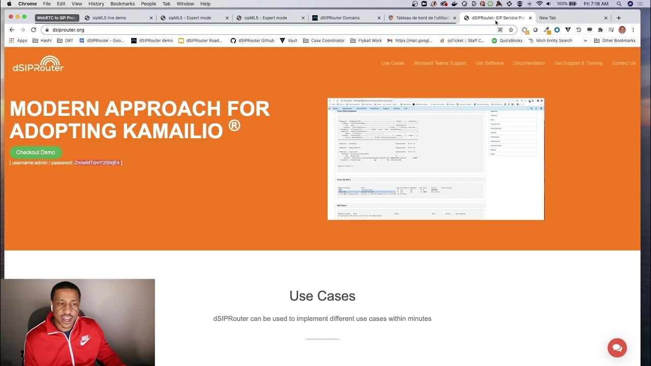 Dsiprouter Webrtc To Sip Proxy Based On Kamailio Youtube