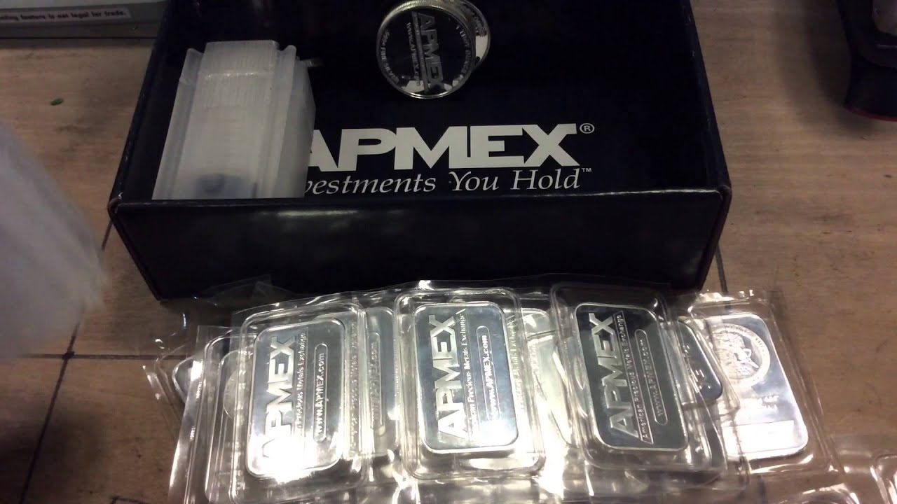 APMEX Silver Purchase and Unboxing .9999 Fine Pure Silver Bullion - YouTube